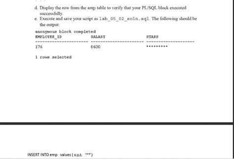 Solved Lab0502sql Create Table Emp As Select From