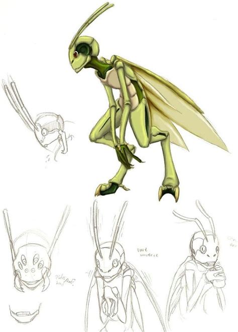 Grasshopperman Art Disney Movie Art Concept Art Characters