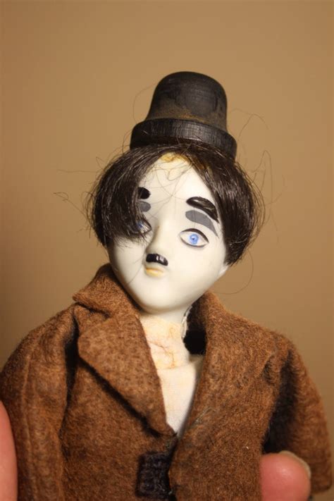 Charlie Chaplin Porcelain Doll Etsy