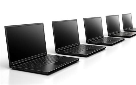 Modern Slim Notebook Premium Ai Generated Image