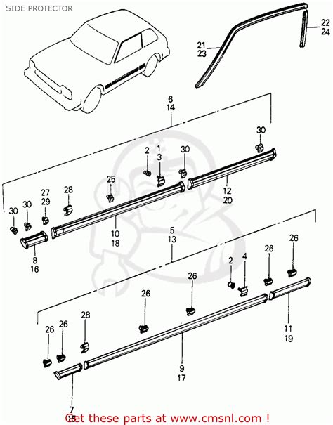 75813sa0960 Protrrrrfender Honda Buy The 75813 Sa0 960 At Cmsnl