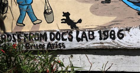 Bruce Arisss Across From The Docs Lab Mural Tipsy From The Trip