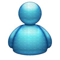 Frutiger Aero User Icon Webcore Y2k Glossy Textures Free Png