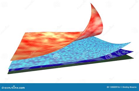 Multiple Layers Stock Illustration Illustration Of Yellow 13000916