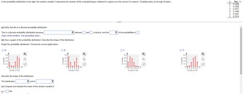 Solved A Verify That This Is A Discrete Probability