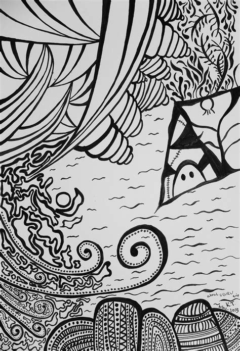 Uluru Road Trip Drawing