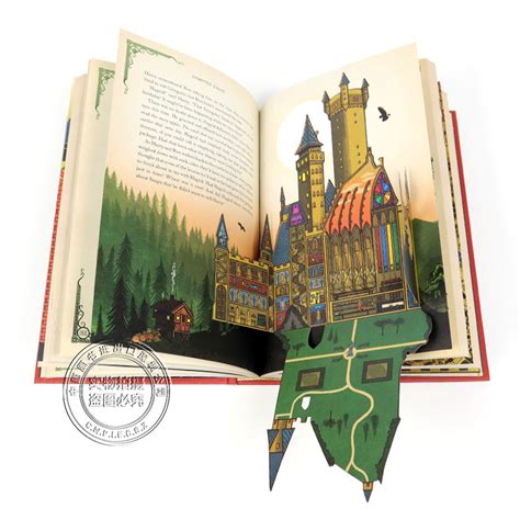 英文原版哈利波特精装全彩互动书2册套装与魔法石密室 Harry Potter And The Philosophers Stone 1