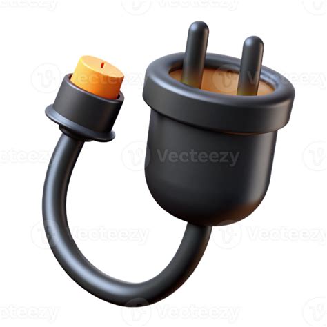 3d Render Of Electrical Plug 54308536 Png