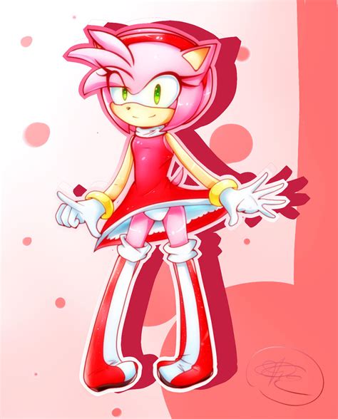 Amy Rose By Mikukawaine On Deviantart