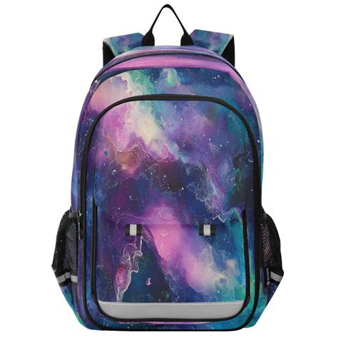 Flip Top Backpack 17l Capacity Lightweight Bookpack Reflective Safety