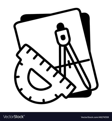 Maths Tools Royalty Free Vector Image Vectorstock