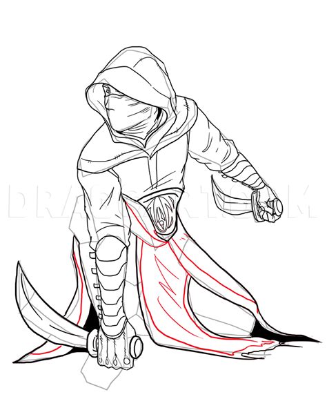How To Draw An Assassin Drawing Step By Step By Neekonoir Dragoart