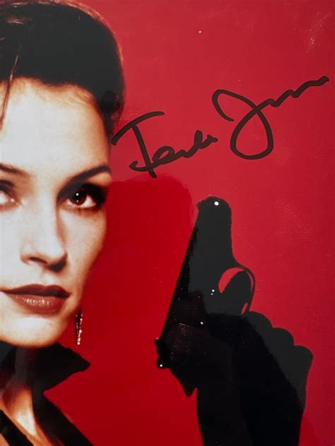 James Bond 007 Goldeneye Famke Janssen As Xenia Onatopp Handsigned