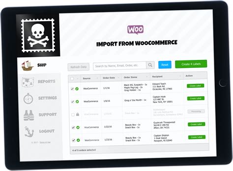 Free WooCommerce Shipping Software Pirate Ship