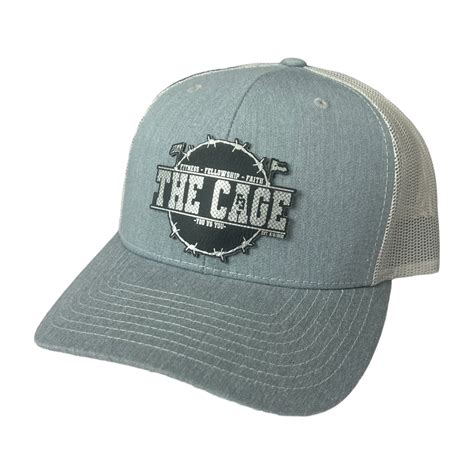 F3 The Cage Leatherette Patch Hat Pre Order May 2024 The F3 Gear Store