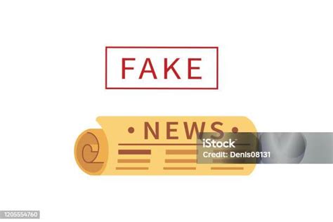 만화 스타일의 신문 벡터 아이콘입니다 흰색 배경에 고립 된 가짜 뉴스 일러스트 개념에 대한 스톡 벡터 아트 및 기타 이미지