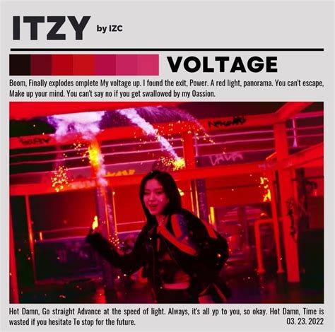 Itzy Japan Voltage Mv Color Palette Itzy Color Palette Kpop Posters Itzy Japan Voltage Mv Color Palette Itzy Color Palette Kpop Posters