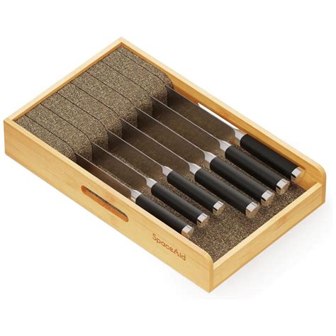 Medium Drawer Knife Block 9 W Spaceaid