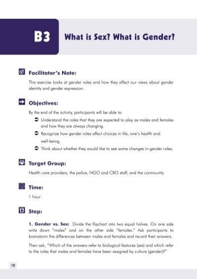 B What Is Sex What Is G