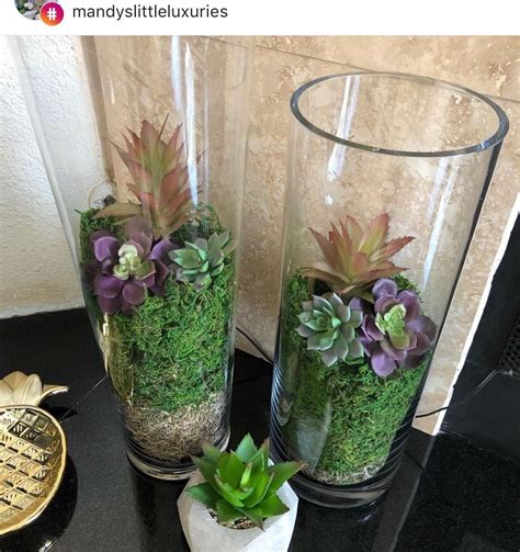 Pin By Amber Ligon On Easy Decorating Ideas Glass Vase Decor Large