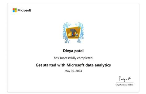 Divya Patel On Linkedin Microsoft Dataanalytics