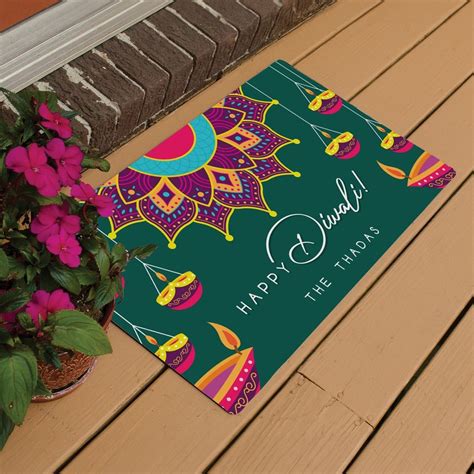 Indian Diwali Door Mat Etsy