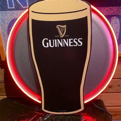 Guinness Led Sign Etsy