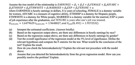 Answered 4 The Stata Output Below Uses The Bartleby