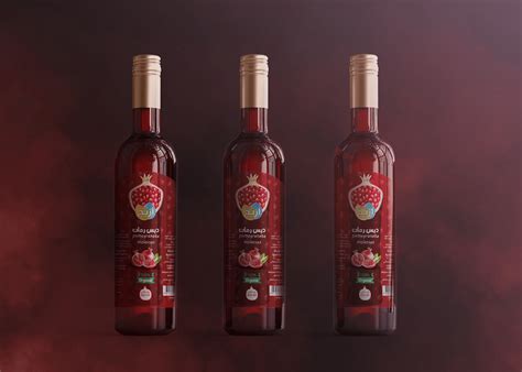 Pomegranate Molasses Packaging Design Behance
