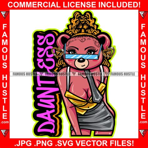 Dauntless Sexy Female Teddy Bear Hot Glamorous Short Dress Hair Dread