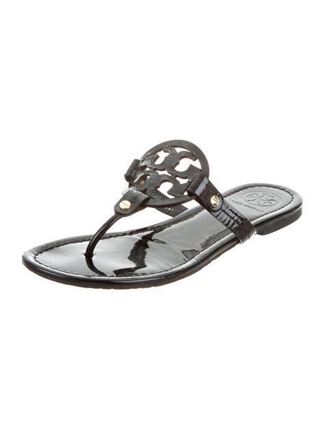 Tory Burch Miller Slide Sandals Black Sandals Shoes Wto107684