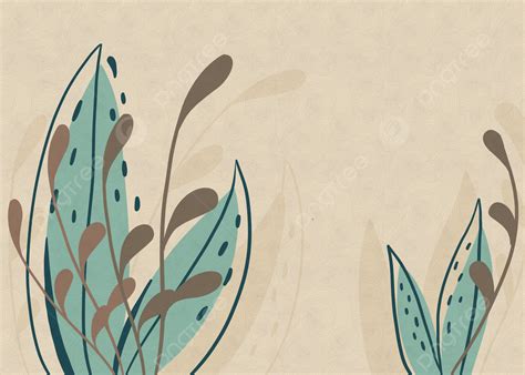 Line Geometric Plant Art Background Plant Geometric Background