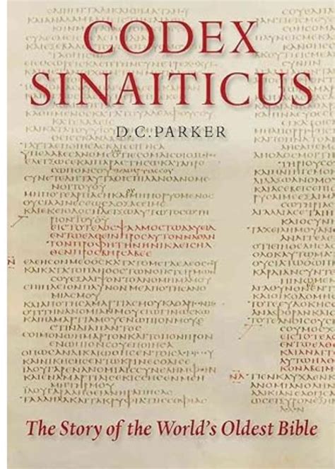 Codex Sinaiticus The Story Of The Worlds Oldest Bible Sathyam