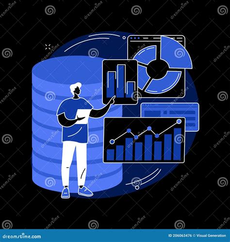 Analytics And Data Science Abstract Concept Vector Illustration Stock