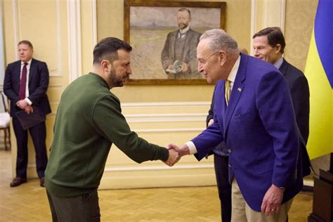 News Wrap Sen Schumer Makes Surprise Visit To Ukraine To Reaffirm Support Pbs News