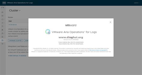 【漏洞通告】vmware Aria Operations For Logs远程代码执行漏洞 Cve 2023 20864 修复方案 丁辉博客