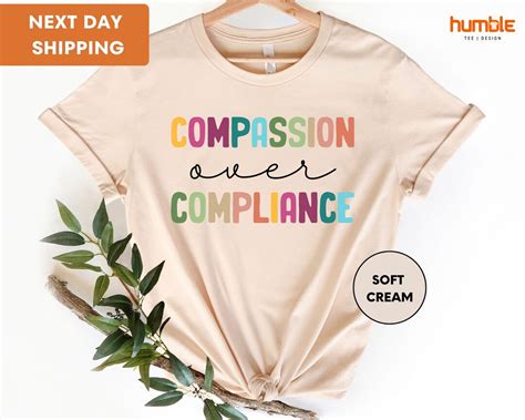 Compassion Over Compliance Shirt Neurodiversity T Shirt Special Needs