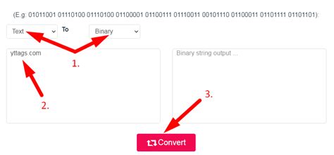 Free Online Binary To Text Converter Yttags