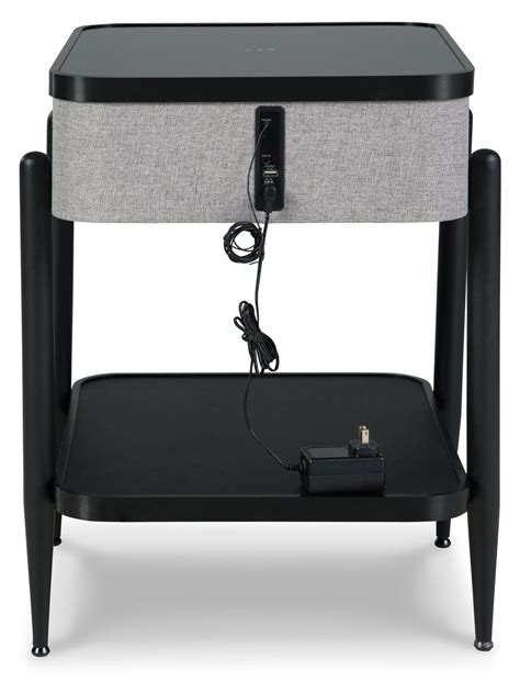 Jorvalee Accent Table Wireless Charging And Bluetooth Speaker