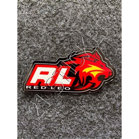 Sticker Fancy Rl Red Leo Ready Stock Shopee Malaysia
