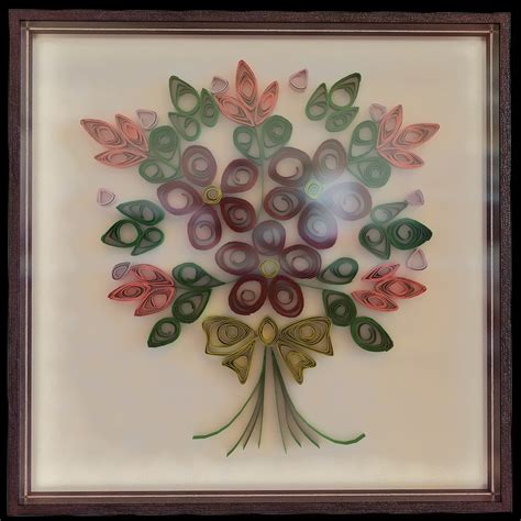Quilling Flowers 01 3d Model