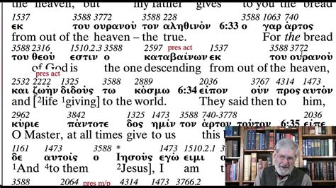 John 6 26 40 Food Abiding Unto Life Eternal 1035 Food Participles