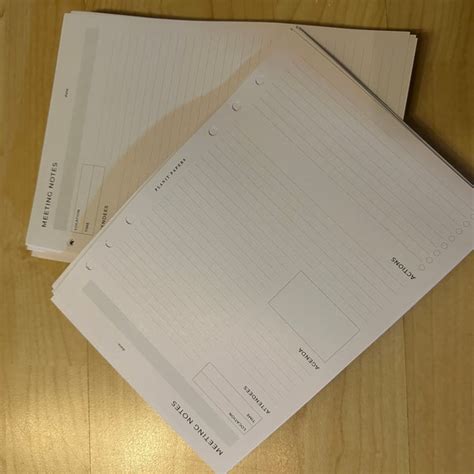 Printed Personal Password Planner Inserts 6 Ring Organiser Password