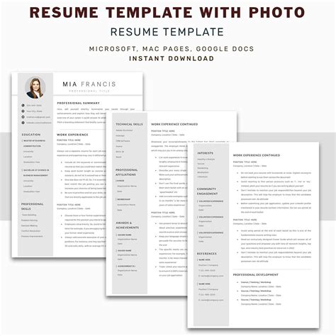 Discover 94 Resume Templates With Photo And Resume Templates Ideas In