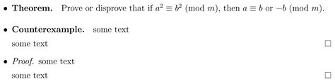 Spacing Theorems In Itemize Enumerate Do Not Align With Bullets TeX LaTeX Stack Exchange