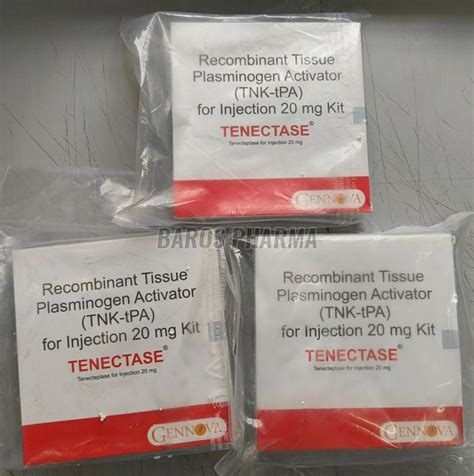 Tenectase 20mg Injection Manufacturer Supplier From Mumbai