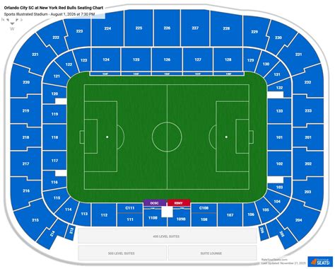 Sports Illustrated Stadium Concert Seating Chart