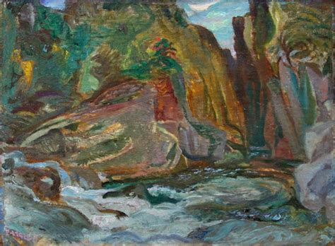 Frederick Varley Cheakamus Gorge Near Lynn Valley At Mayberry Fine