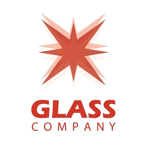 Vector Glass Logo Premium Vector