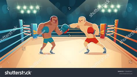 Cartoon Boxing Match
